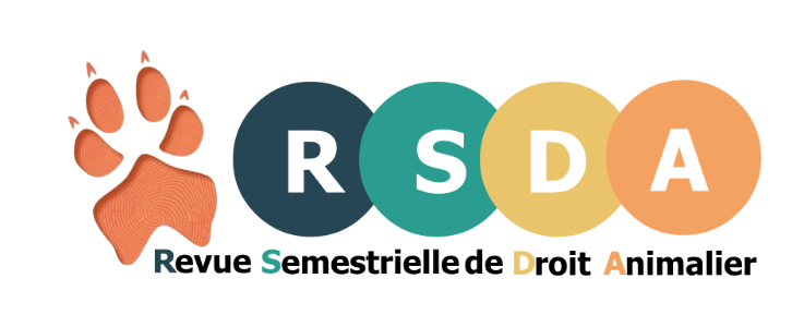 Revue Semestrielle de Droit Animalier - Accueil